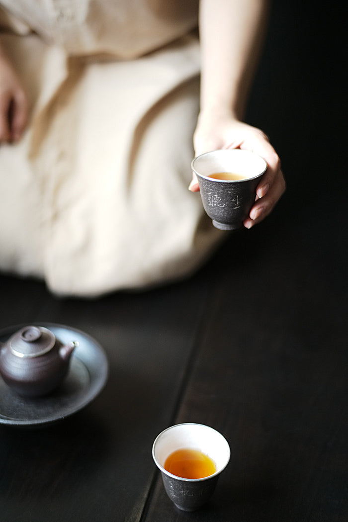 Bell-Shaped Hui Shan & Copper Host Teacup V2 by Cheng Wei – 180andup