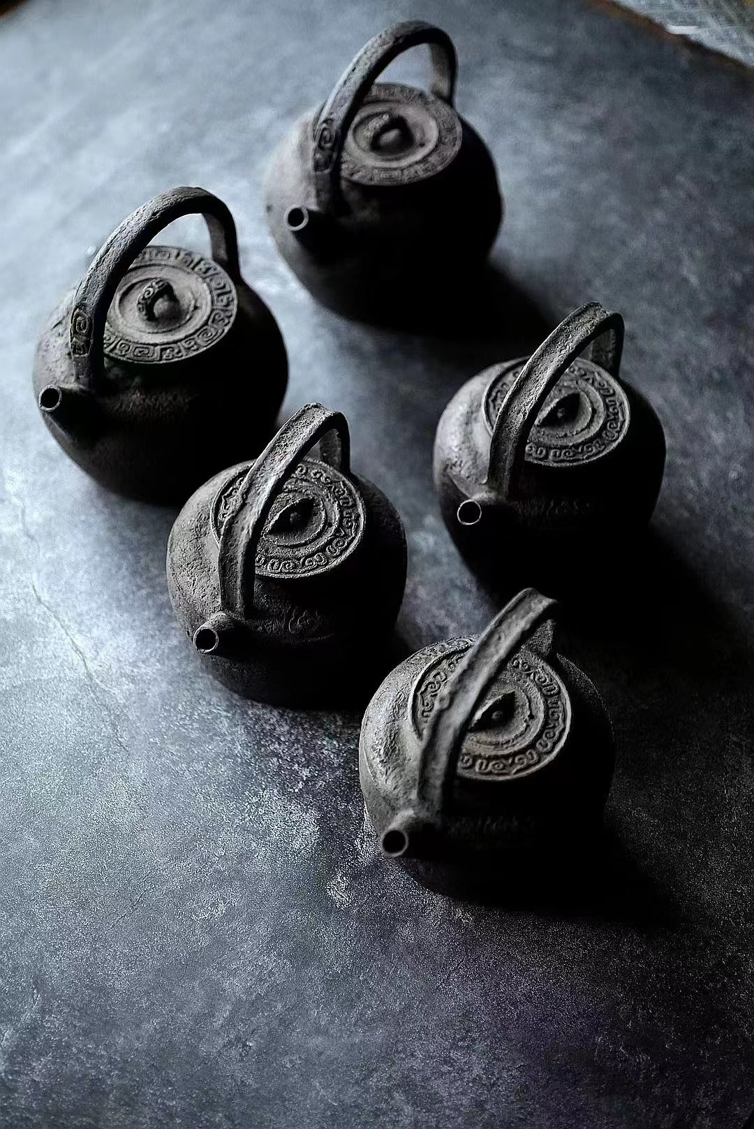 Auspicious Clouds Carved Tea Kettle – 180andup